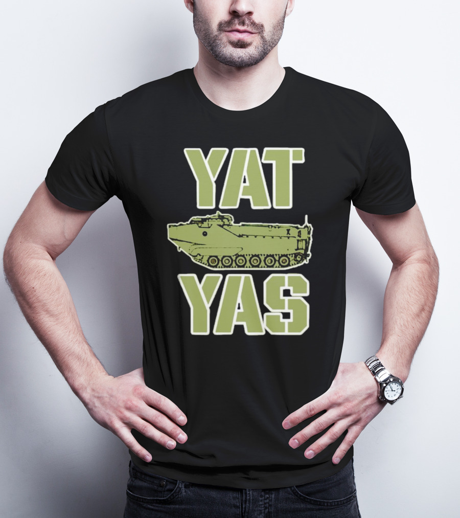 YAT YAS Amphibious Assault Vehicle Text T-Shirt