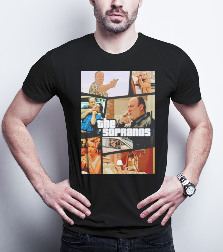 The Sopranos Crime Drama Montage T-Shirt
