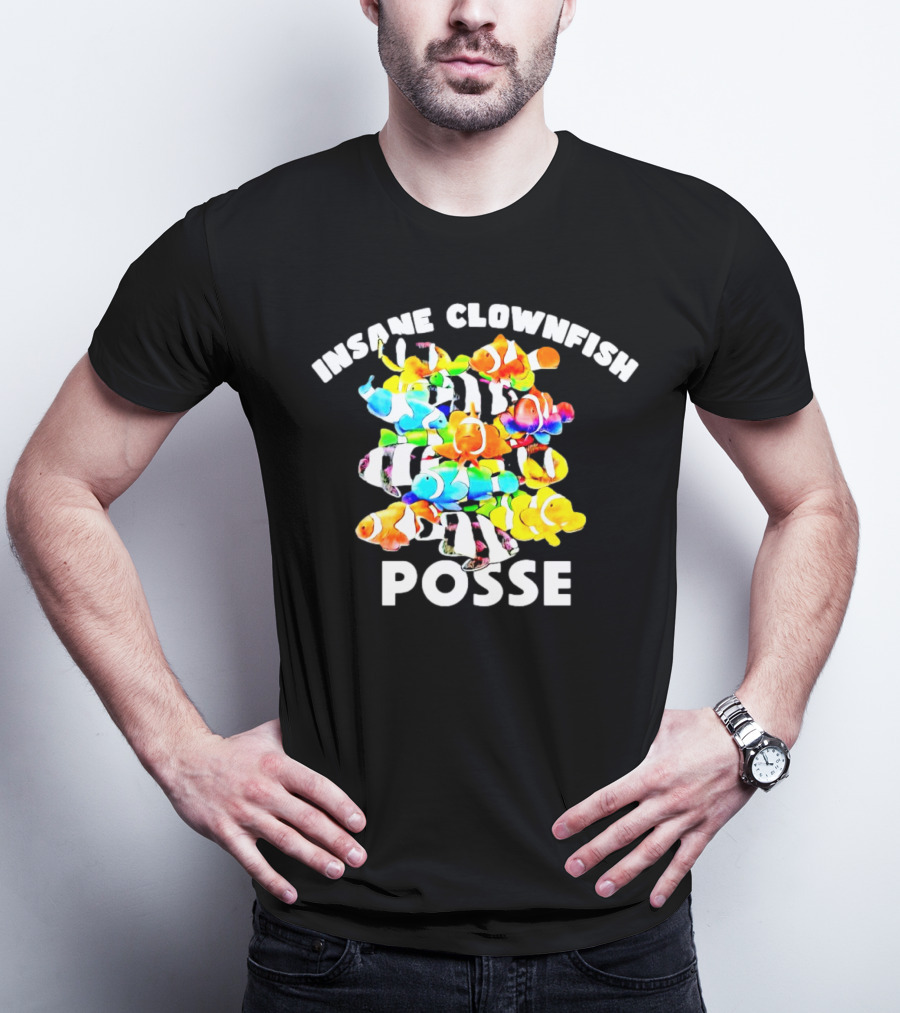 Insane Clownfish Posse Colorful Group T-Shirt