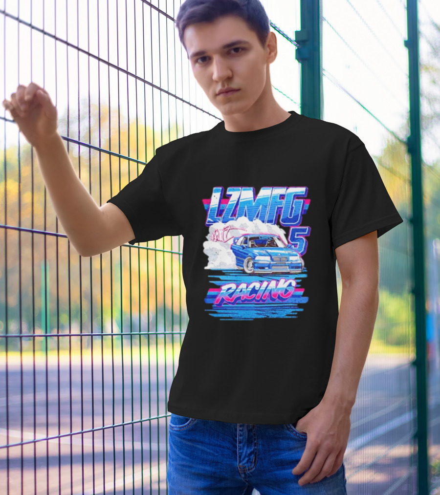 LZMFG R34 Racing 5 Car Drift T-Shirt