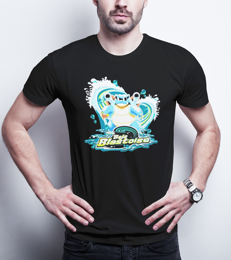 Baja Blastoise Splashing Surf Adventure T-Shirt