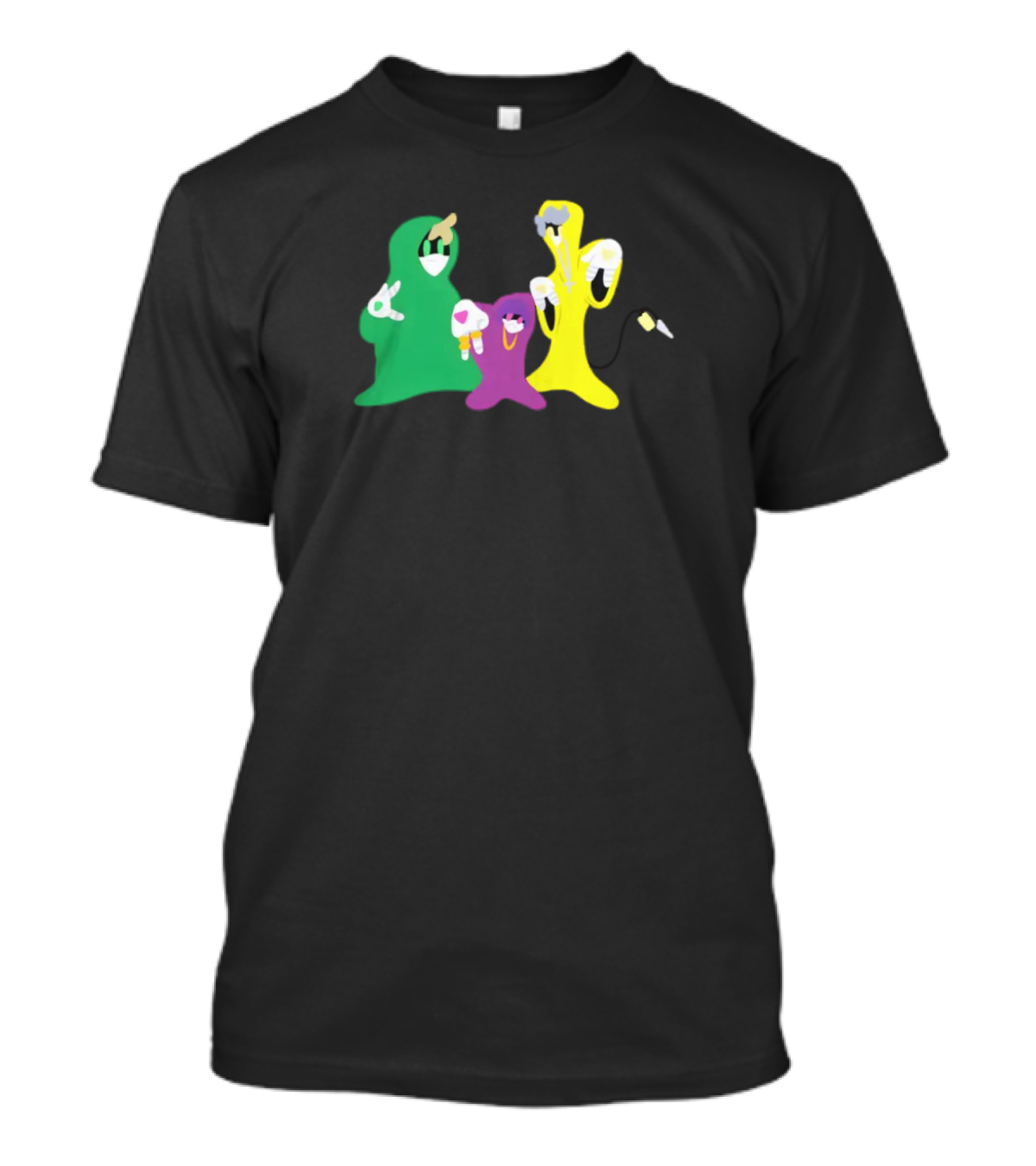 Shadow Wizard Money Gang Colorful Ghosts With Microphones And Spells T-Shirt