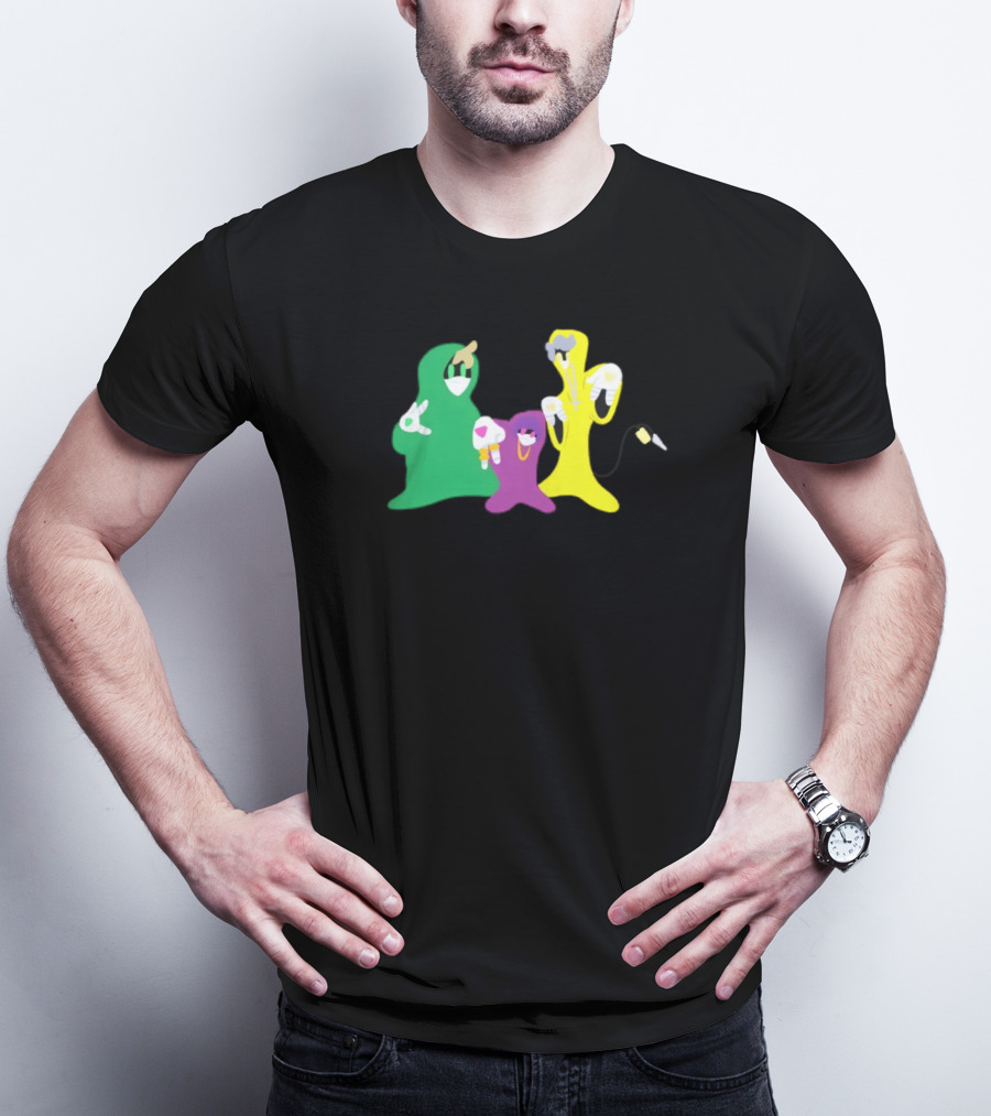 Shadow Wizard Money Gang Colorful Ghosts With Microphones And Spells T-Shirt