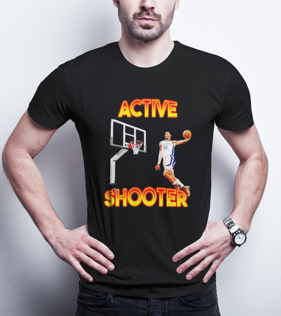 ACTIVE SHOOTER Basketball Dunk Player 51 T-Shirt