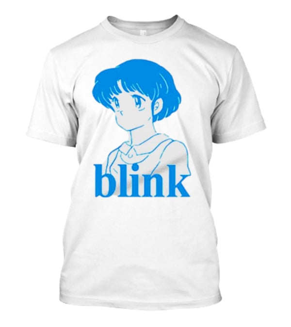 Blink Anime Girl Blue T-Shirt