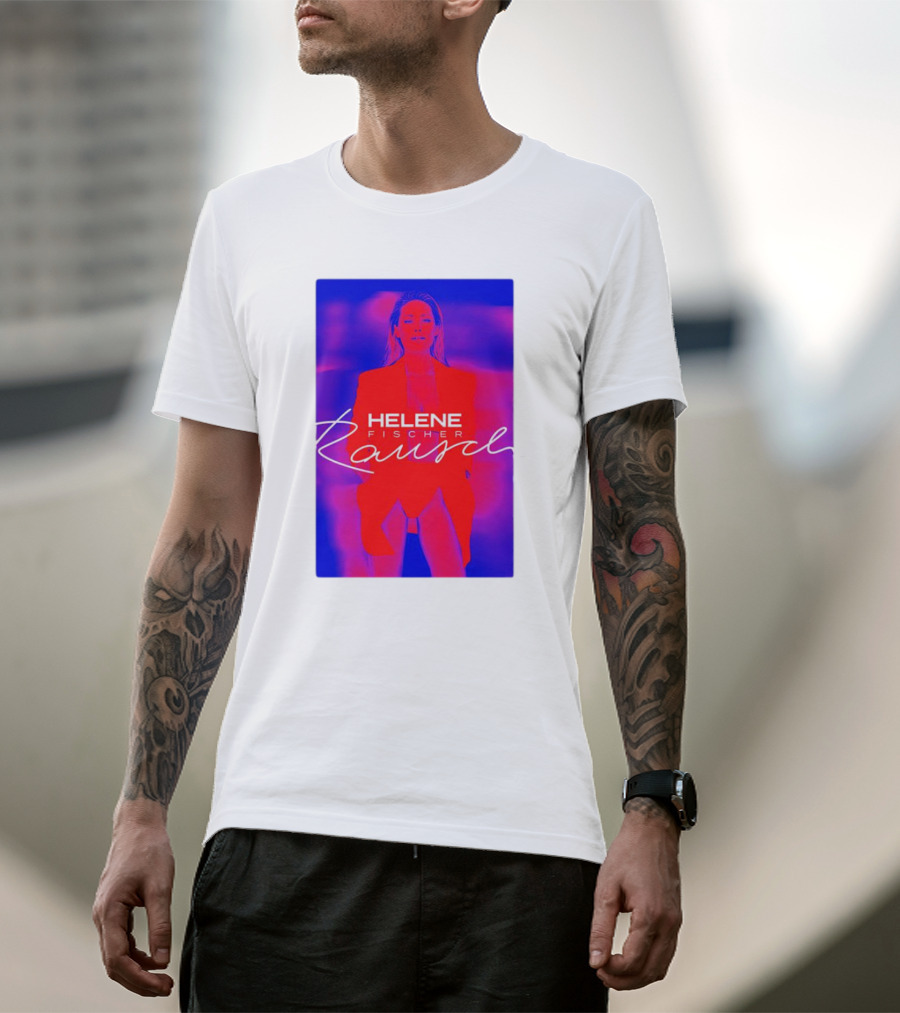 Helene Fischer Rausch Neon Style Bold Visuals T-Shirt