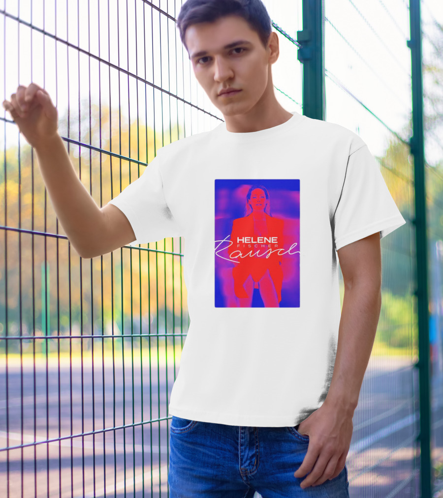 Helene Fischer Rausch Neon Style Bold Visuals T-Shirt
