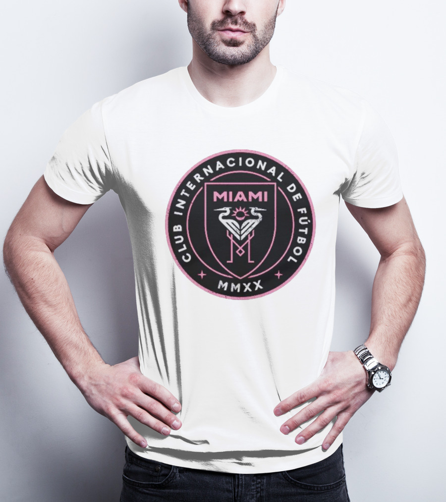 INTER MIAMI CF CLUB INTERNACIONAL DE FÚTBOL MIAMI MMXX VINTAGE PRIMARY T-Shirt