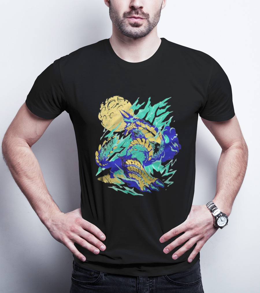 Monster Hunter Zinogre Moonlight Battle Serpent T-Shirt