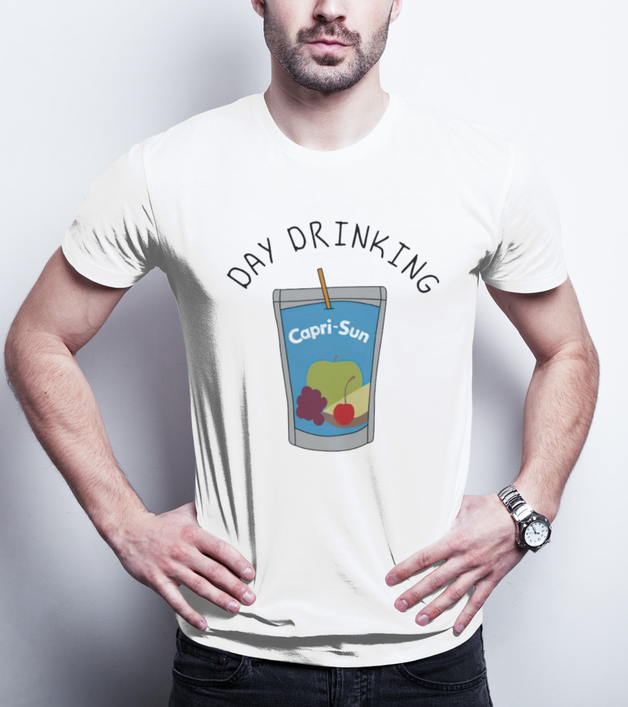 Capri-Sun Day Drinking Funny Fruit Pouch T-Shirt