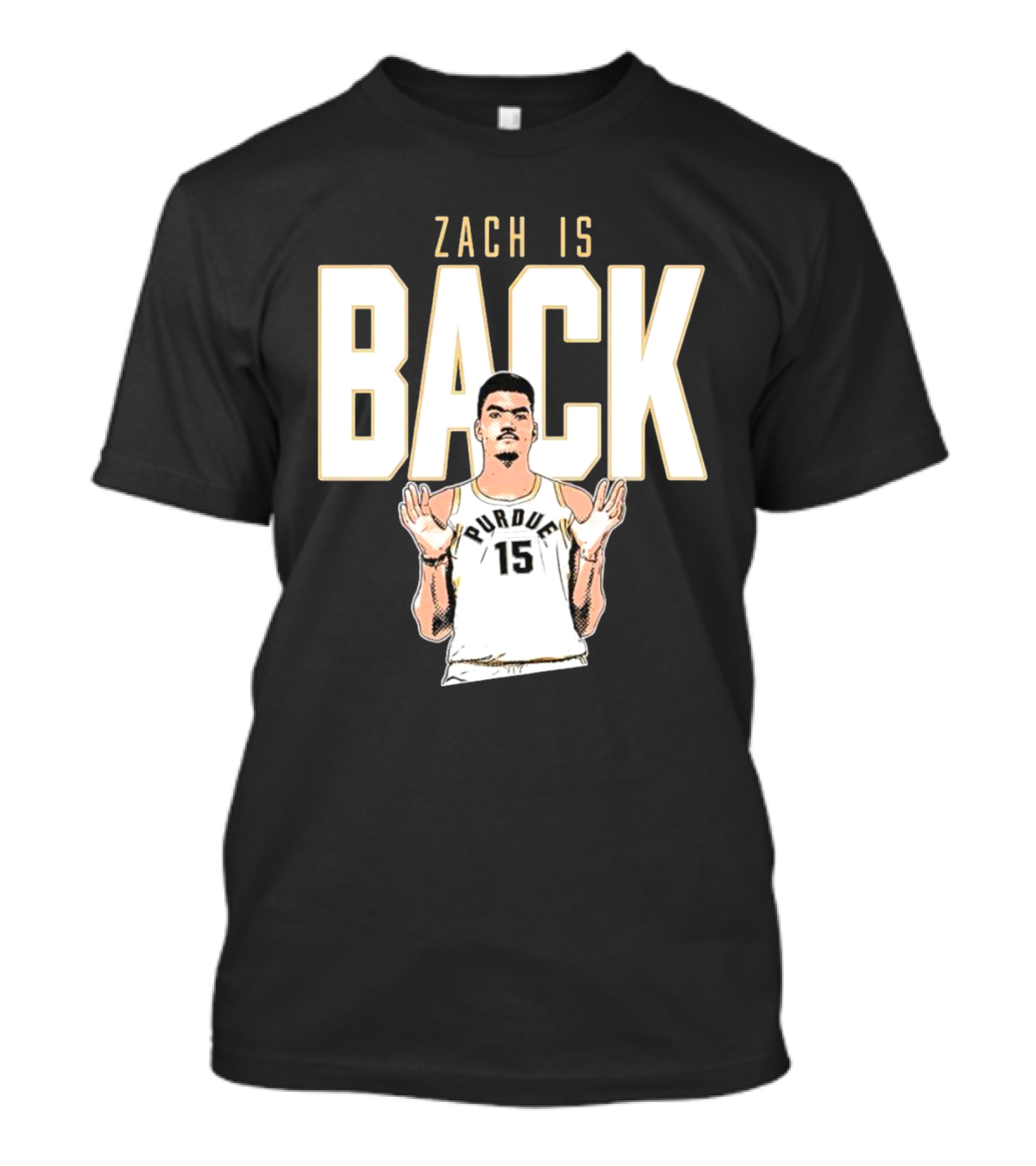 Zach Edey Purdue 15 Zach Is Back T-Shirt
