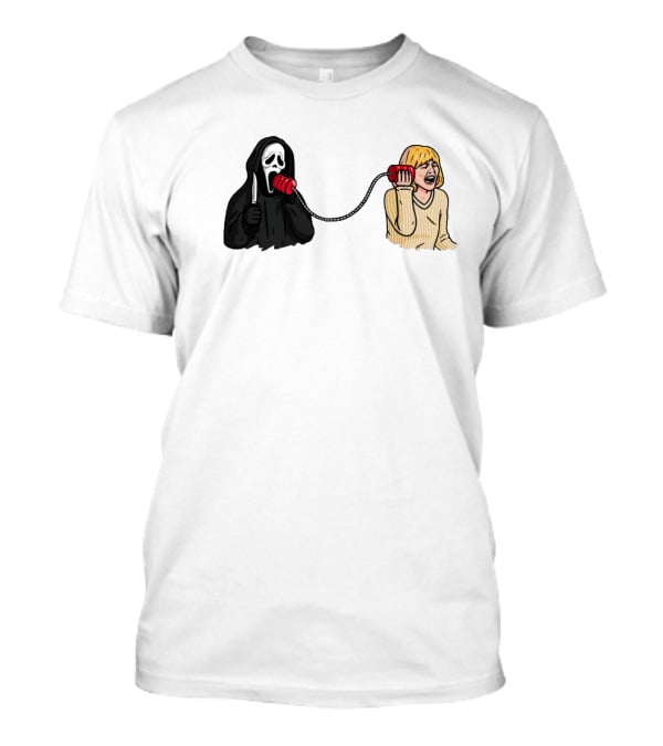 Ghostface Call Me Phone Conversation T-Shirt