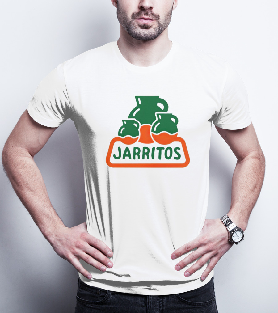 Jarritos Vintage Logo Icon Green Orange T-Shirt