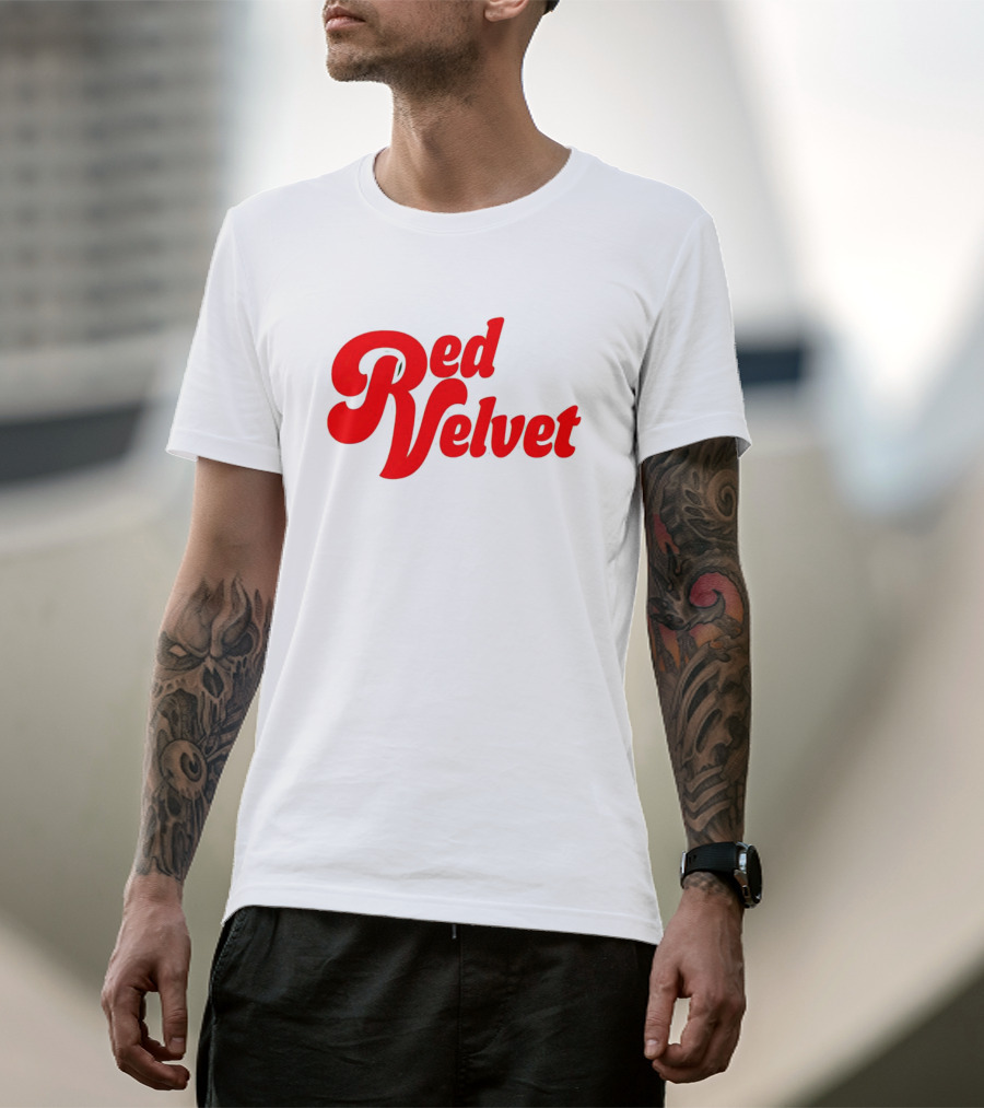 Kevin Huerter Red Velvet Bold Retro Script T-Shirt