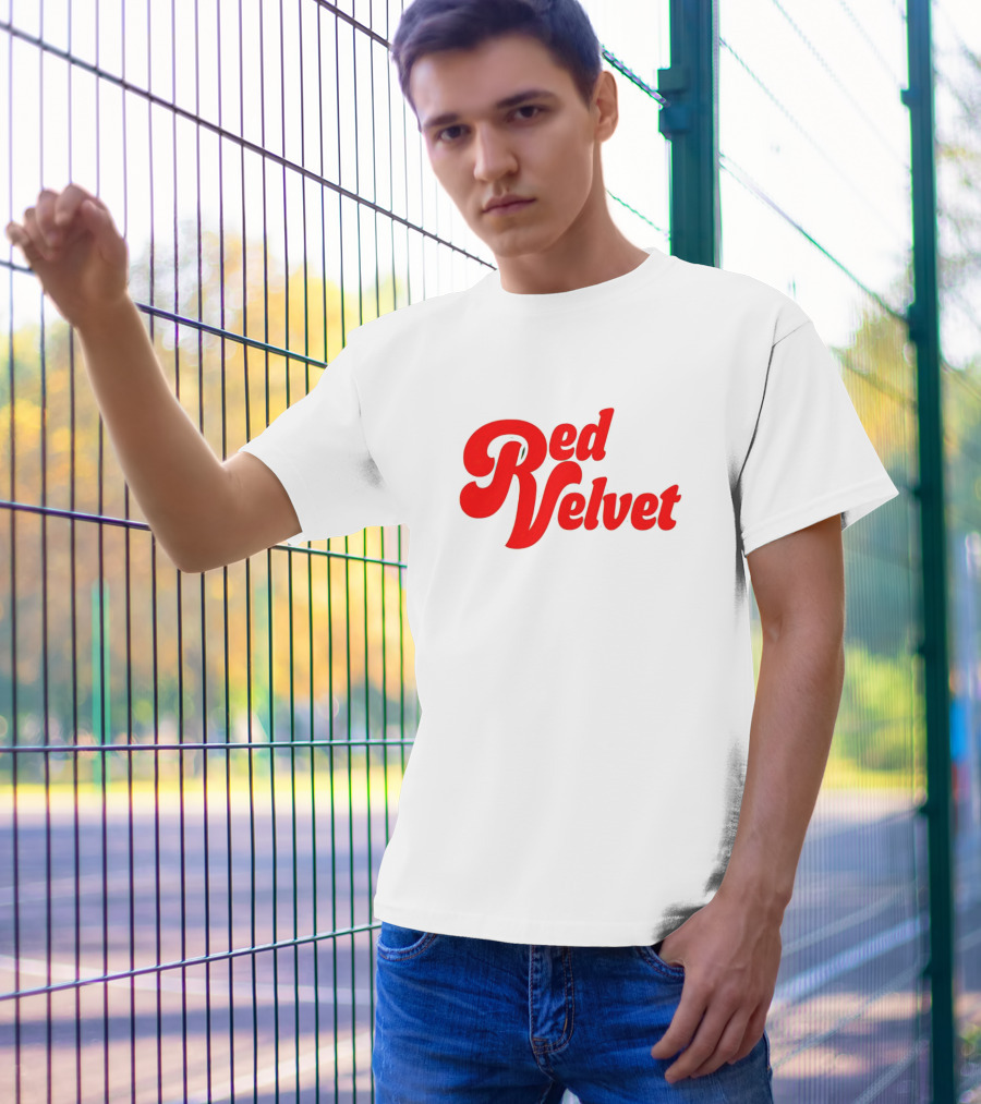 Kevin Huerter Red Velvet Bold Retro Script T-Shirt