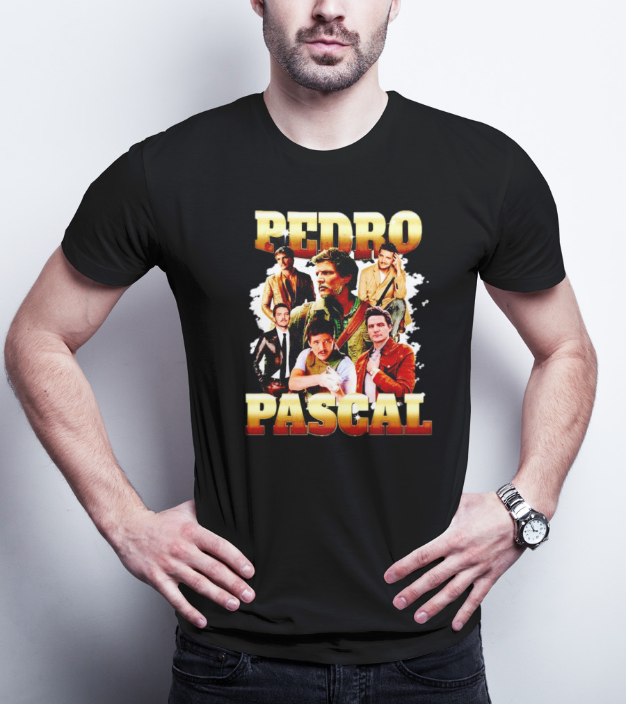 Pedro Pascal Picture Collage T-Shirt