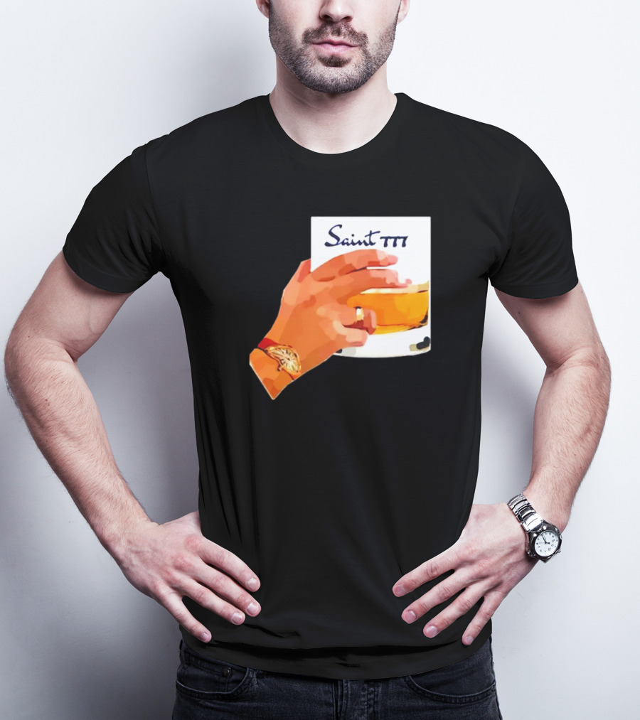 Saint 777 Whiskey Hand Watch T-Shirt