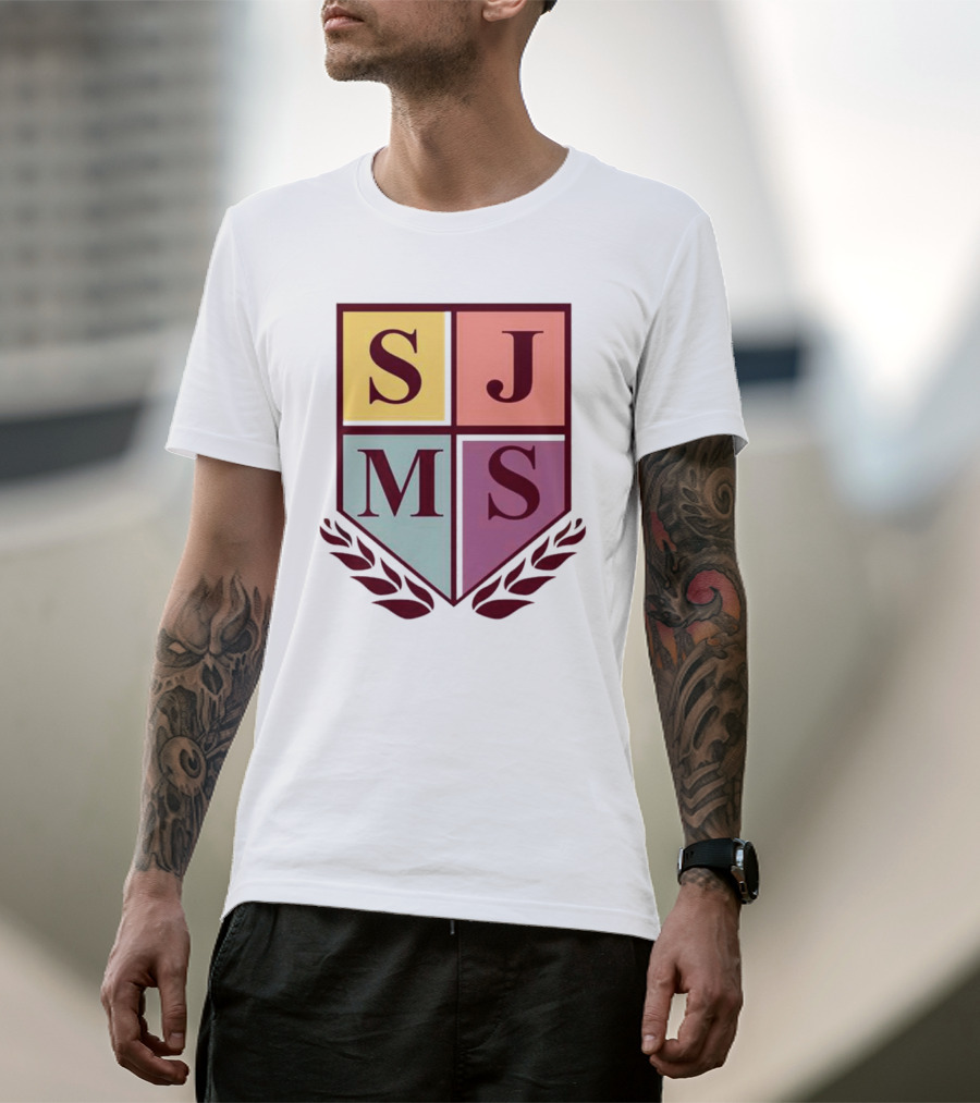 SJMS Shield Emblem Amphibious Crest Metal T-Shirt
