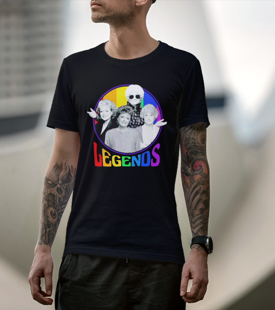 Golden Girls Legends Rainbow Pride T-Shirt