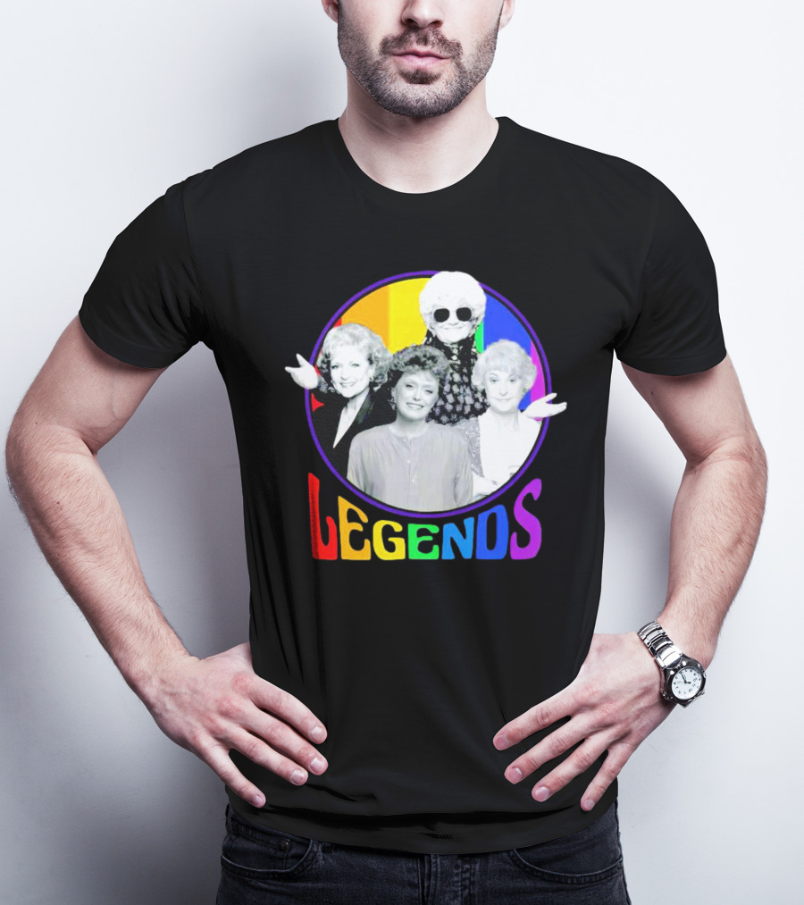 Golden Girls Legends Rainbow Pride T-Shirt