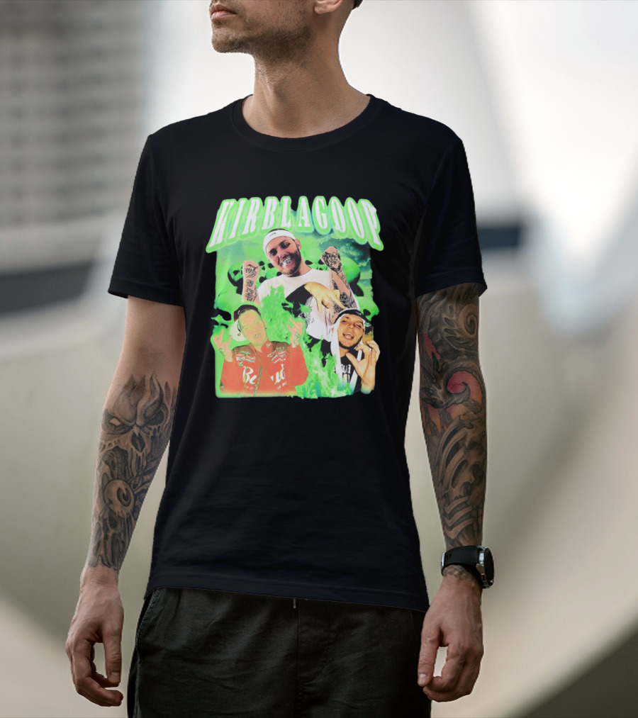 Kirblagoop Vintage Graphic With Tattoos And Racing Jacket T-Shirt