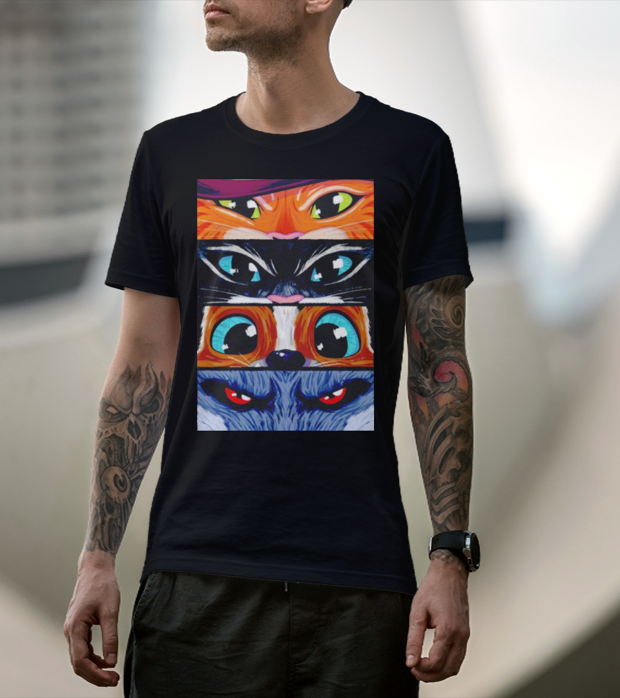 Puss In Boots Eye Expressions Collection T-Shirt