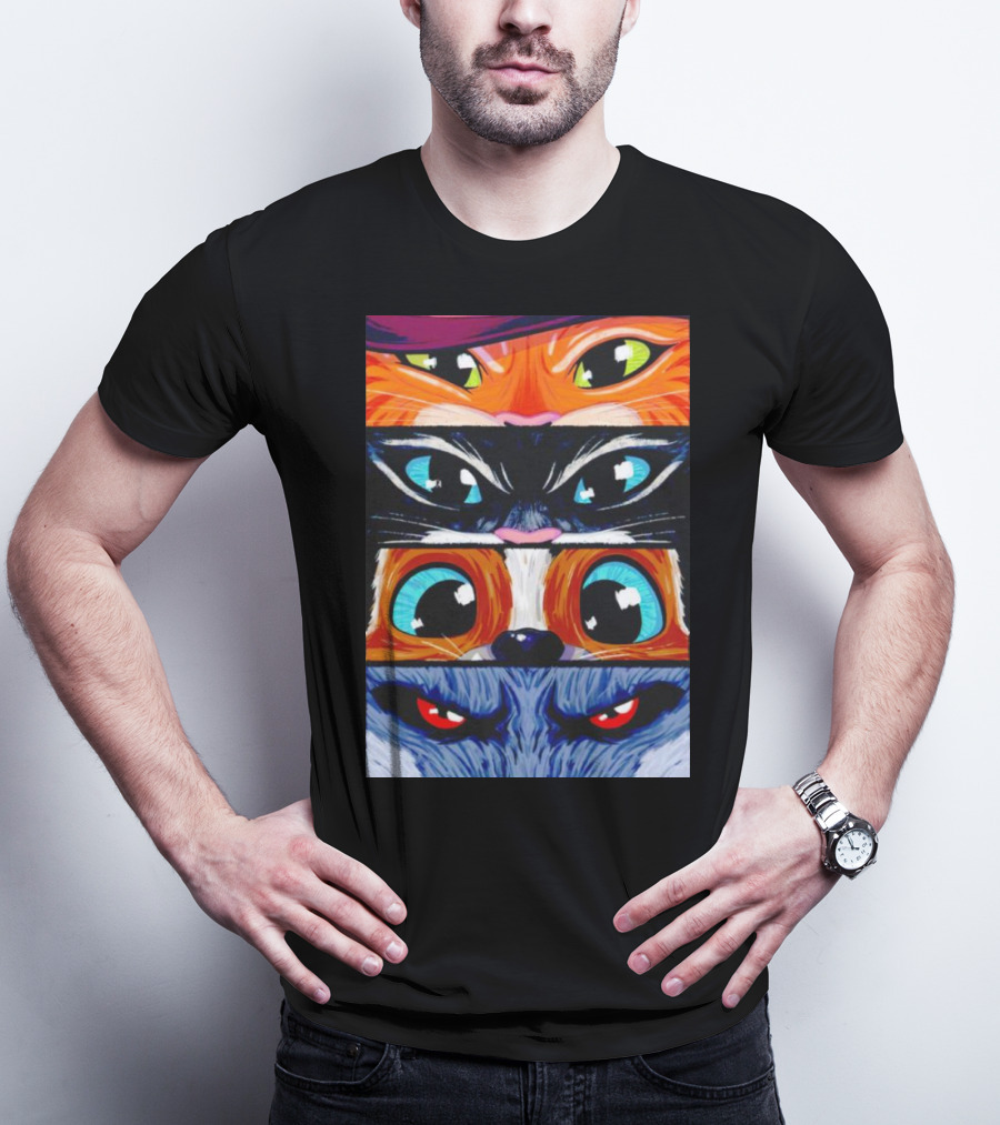 Puss In Boots Eye Expressions Collection T-Shirt