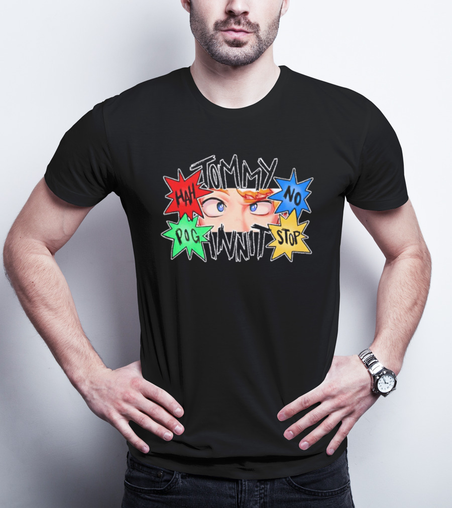 Tommyinnit Hah Pog No Stop Fanart T-Shirt