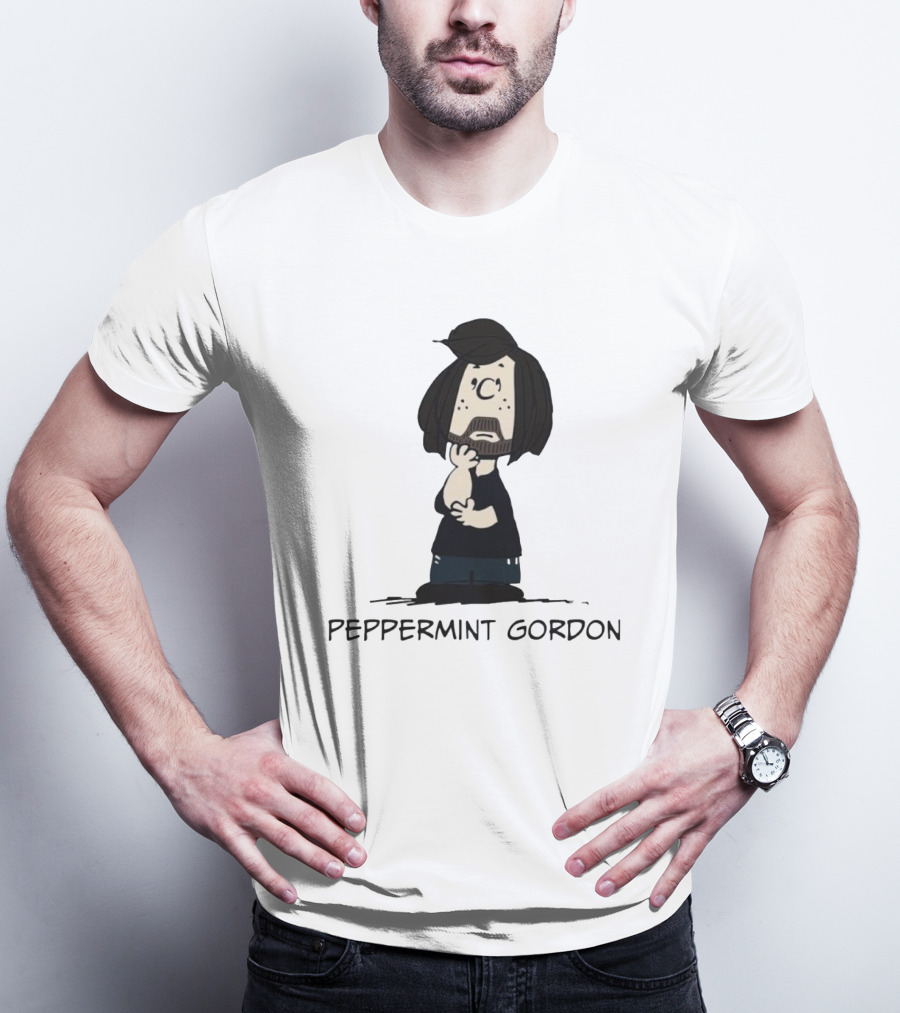Peanuts Peppermint Gordon Charlie Brown Style Character T-Shirt