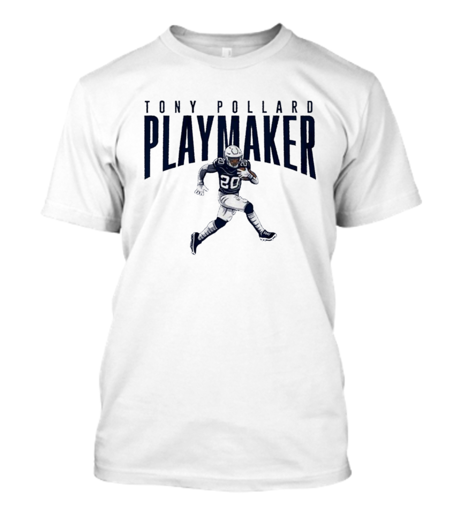 Tony Pollard Playmaker NFL Running Back 20 T-Shirt