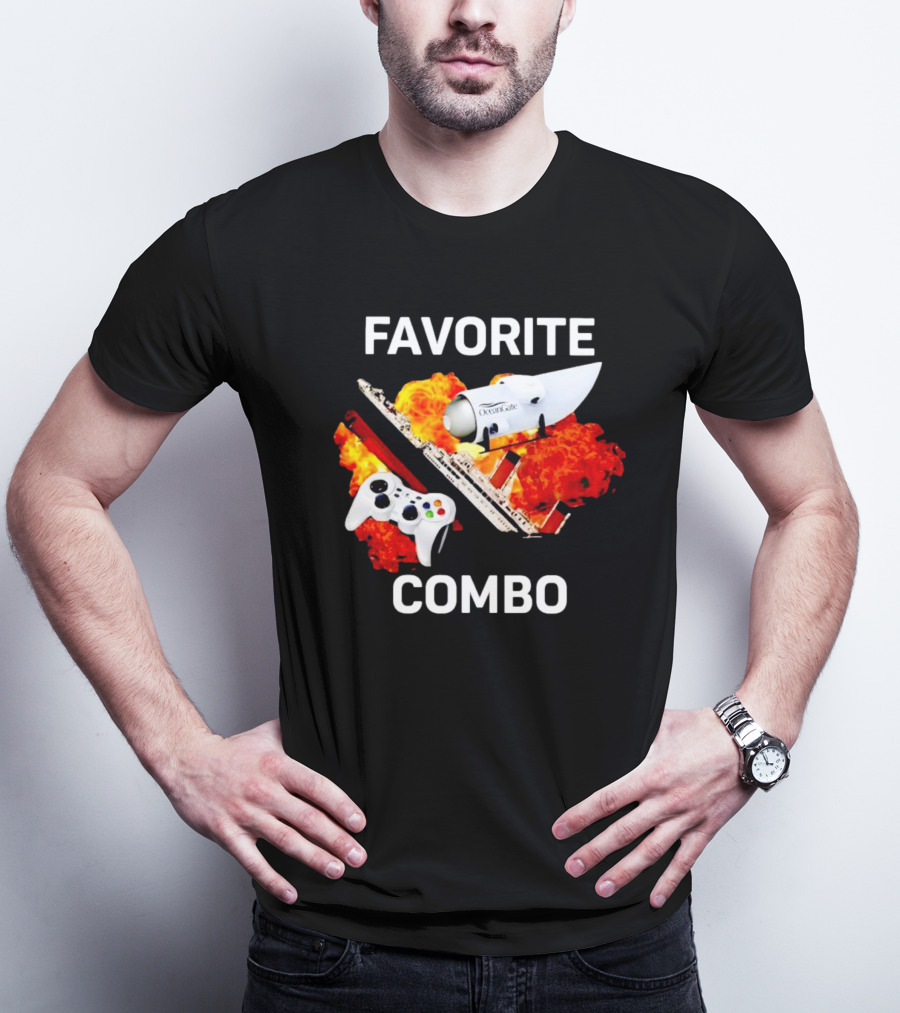 Favorite Combo Oceangate Controller Submarine Explosion T-Shirt