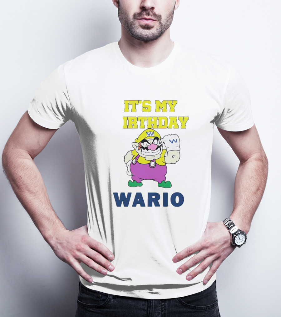 It's My Birthday Wario T-Shirt