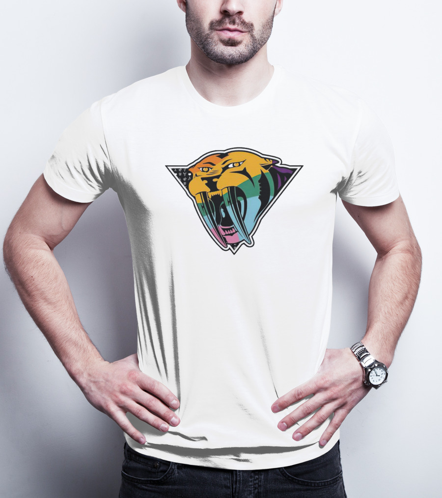 Nashville Predators Pride Rainbow T-Shirt