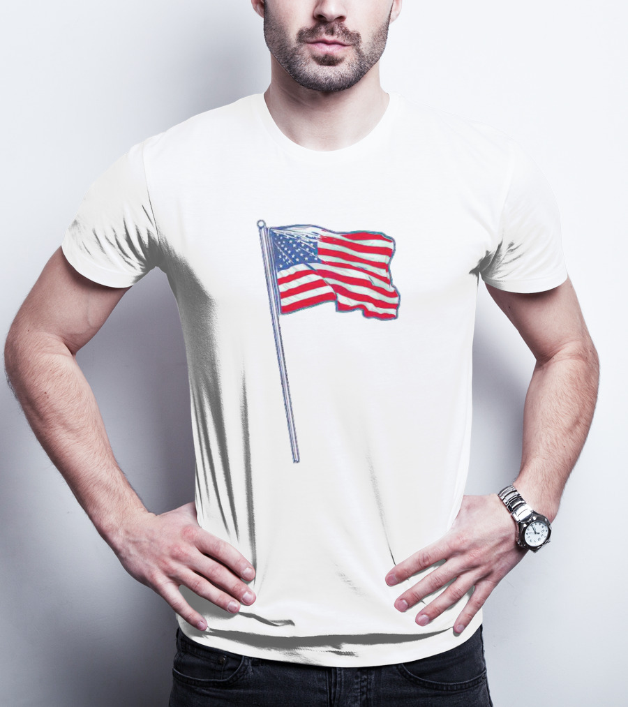 USA OOld Glory American Flag T-Shirt