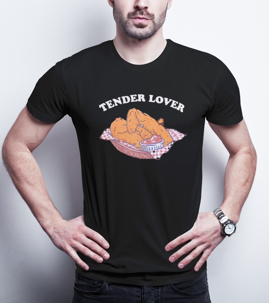 Tender Lover Chicken Wings Basket T-Shirt