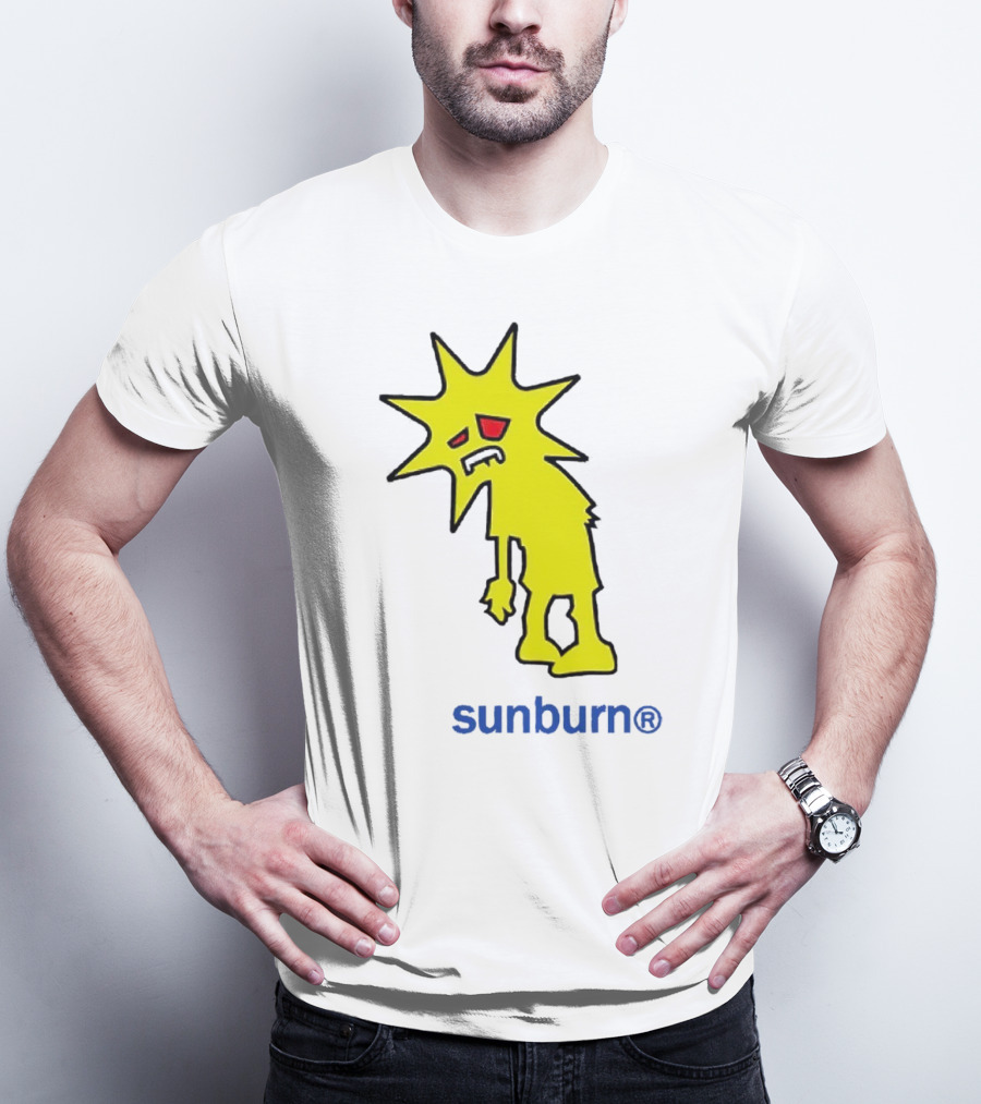 Dominic Fike Sunburn Yellow Sad Character T-Shirt