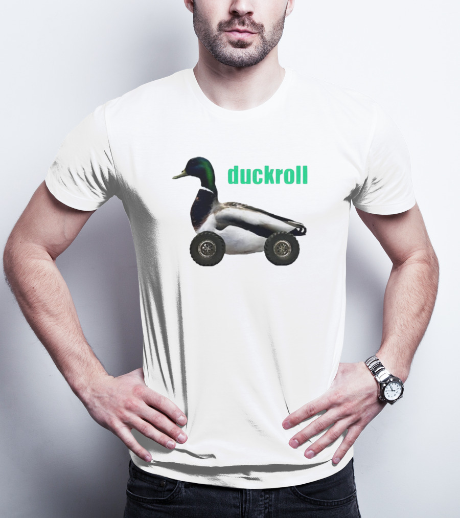 Duckroll Meme Hybrid With Wheels T-Shirt