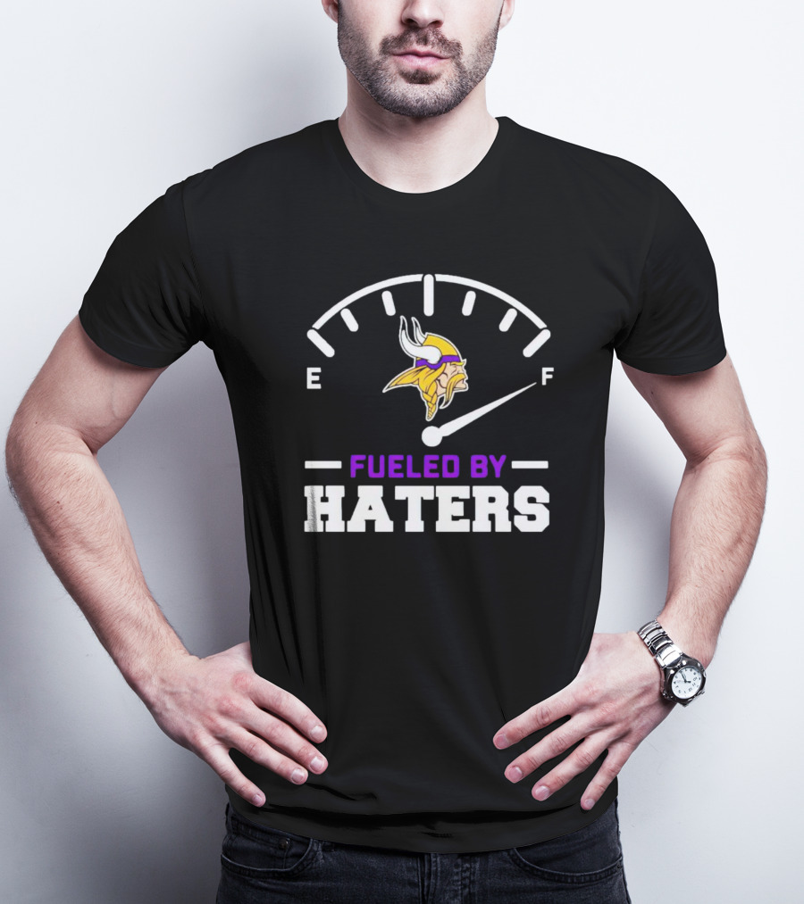 Fueled By Haters Viking Helmet Speedometer Full T-Shirt