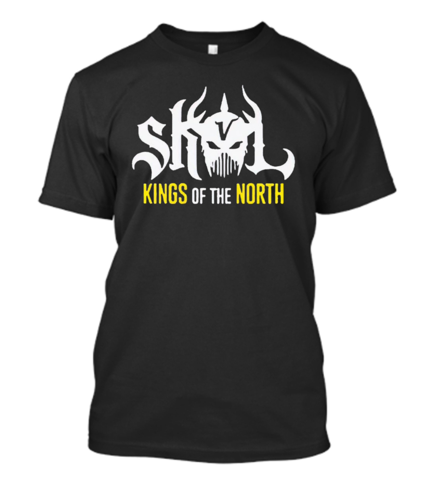 Skol Vikings Kings Of The North Mask T-Shirt