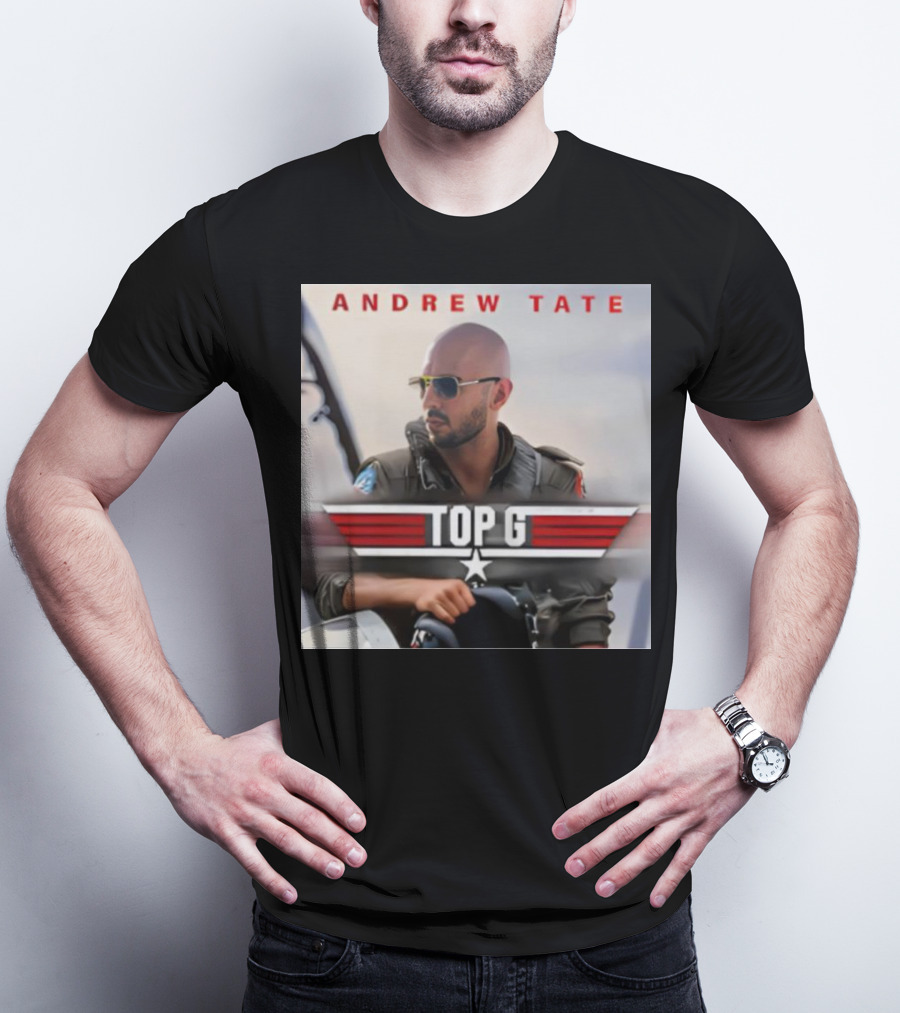 Andrew Tate Top G Pilot Aviator T-Shirt