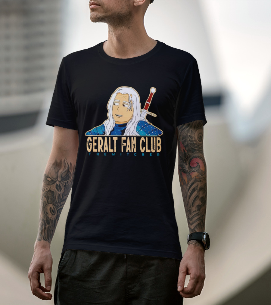 Geralt Fan Club The Witcher Anime T-Shirt