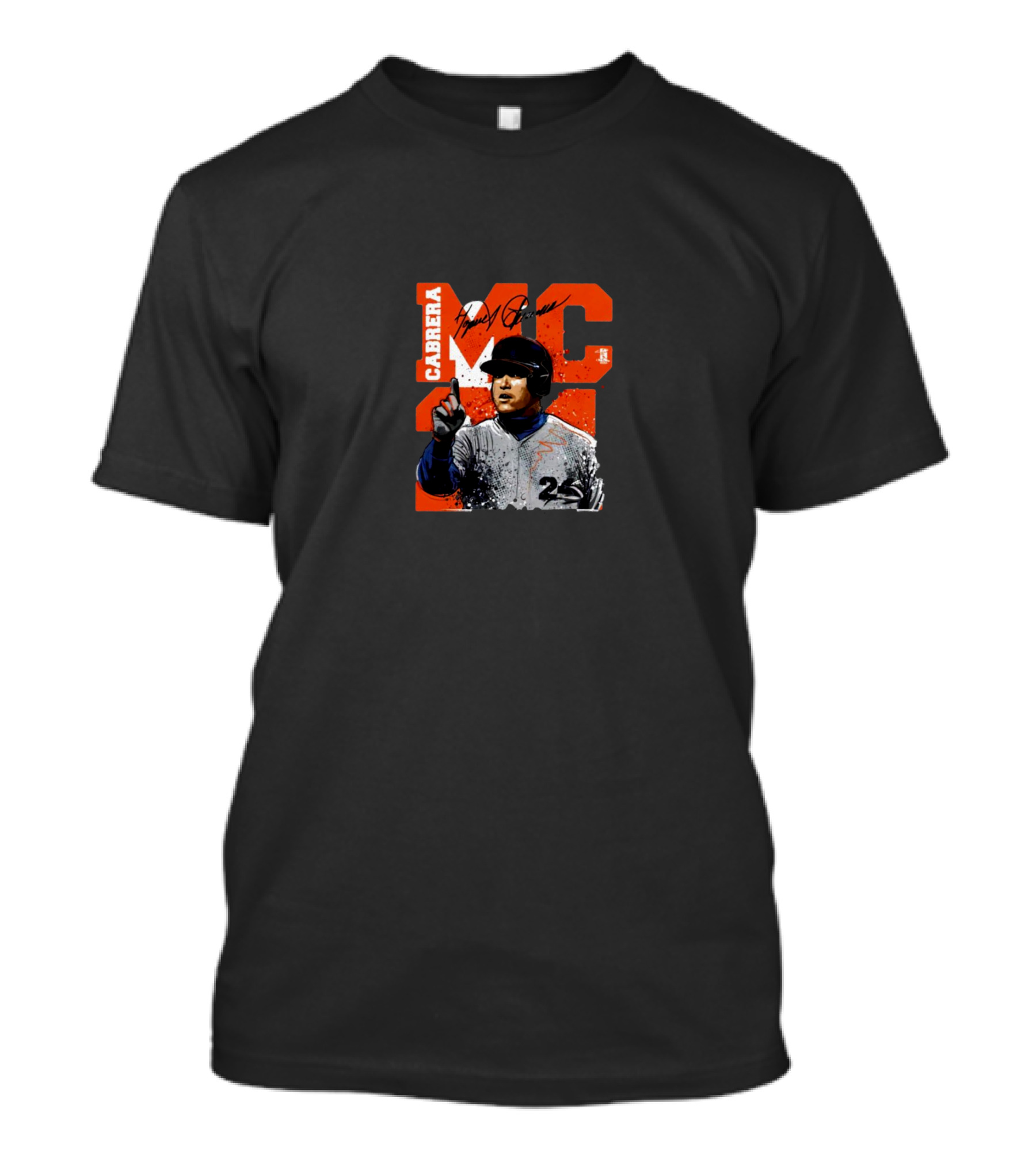 Miguel Cabrera MC24 Cabrera 24 Detroit Tigers Signature T-Shirt