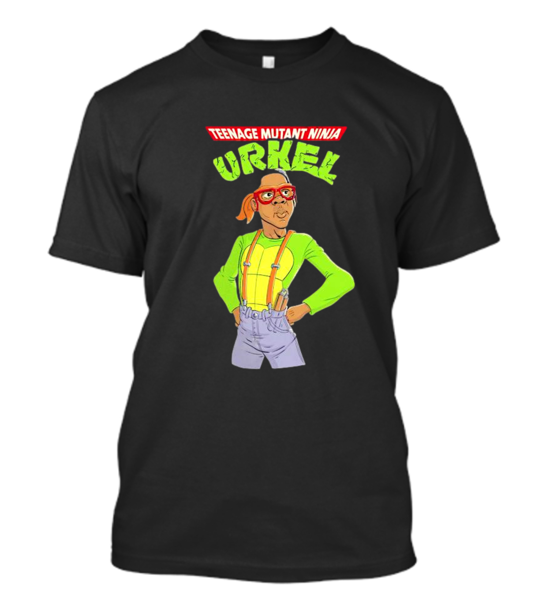 Teenage Mutant Ninja Urkel Cartoon Fusion T-Shirt