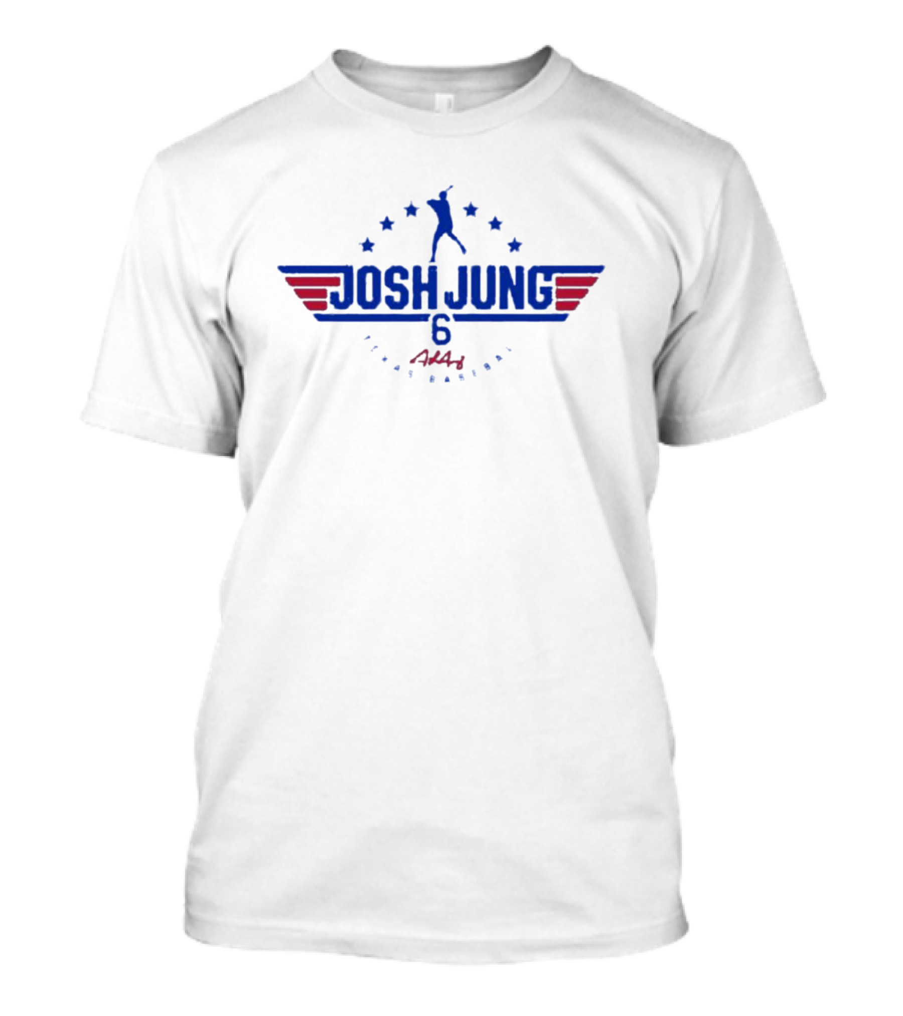 Texas Rangers Josh Jung 6 Top Gun T-Shirt