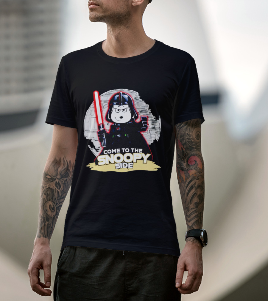 Come To The Snoopy Side Darth Vader Mashup T-Shirt