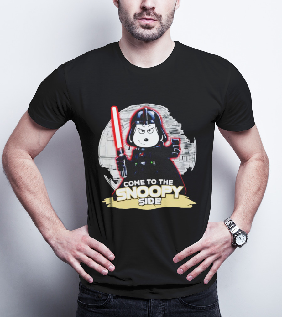 Come To The Snoopy Side Darth Vader Mashup T-Shirt