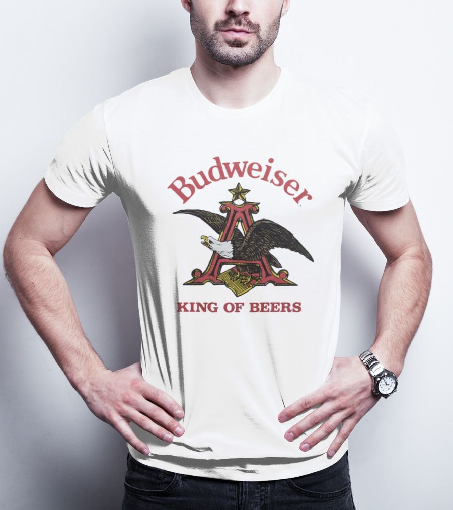 Budweiser King Of Beers Eagle Logo Iconic T-Shirt