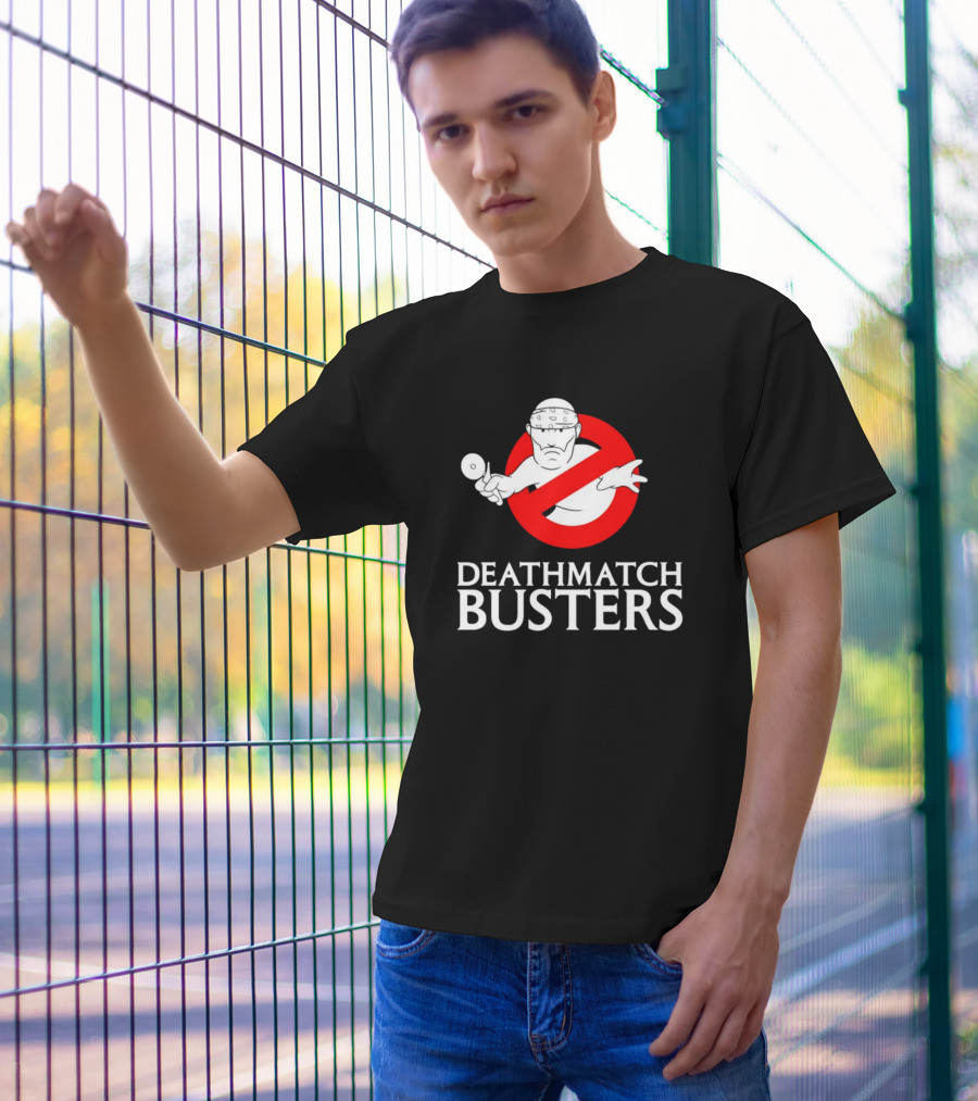 Matt Cardona Deathmatch Busters Ghostbusters T-Shirt