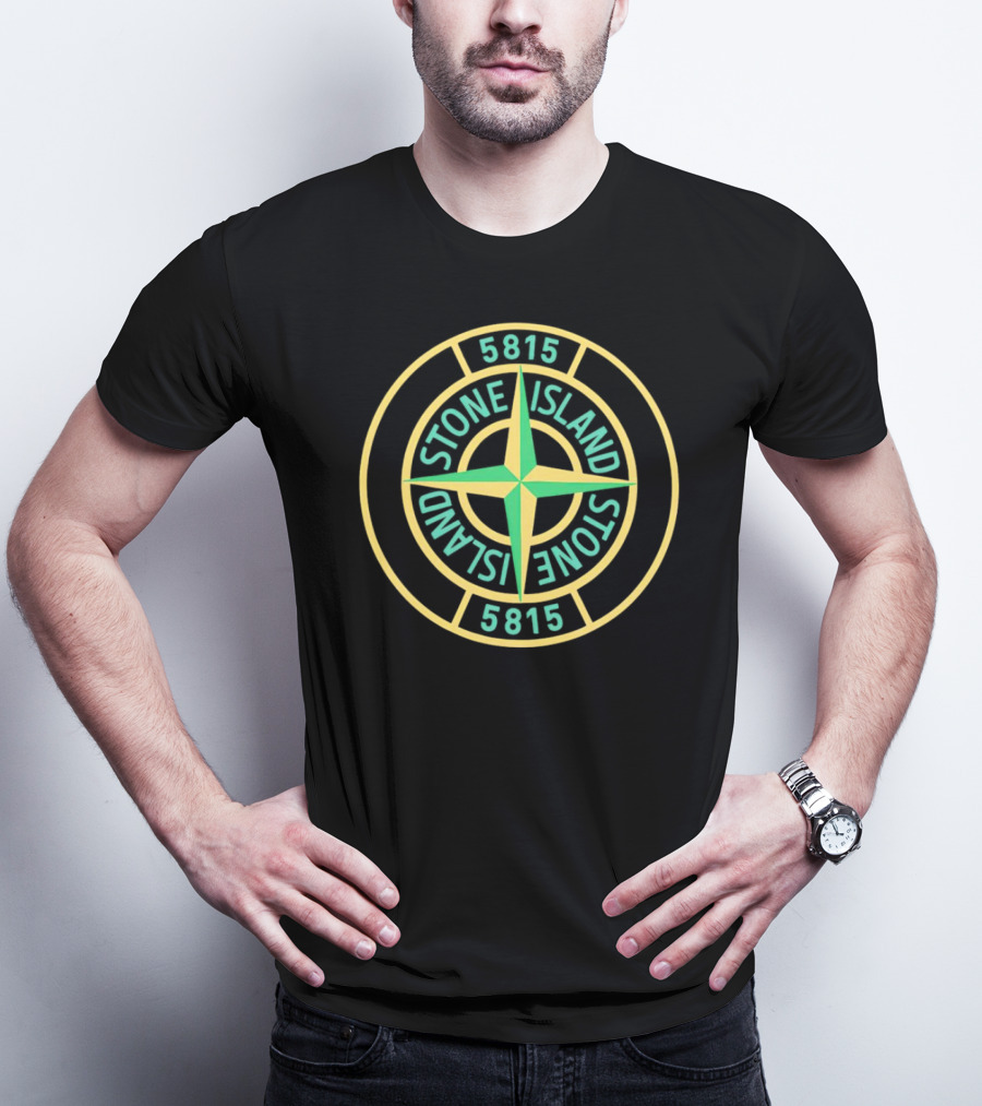 5815 Stone Island Compass Logo Emblem T-Shirt