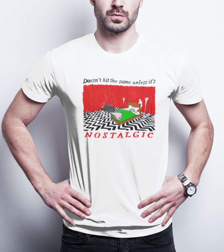 Doesn't Hit The Same Unless It's Nostalgic Retro Bedroom Scene T-Shirt